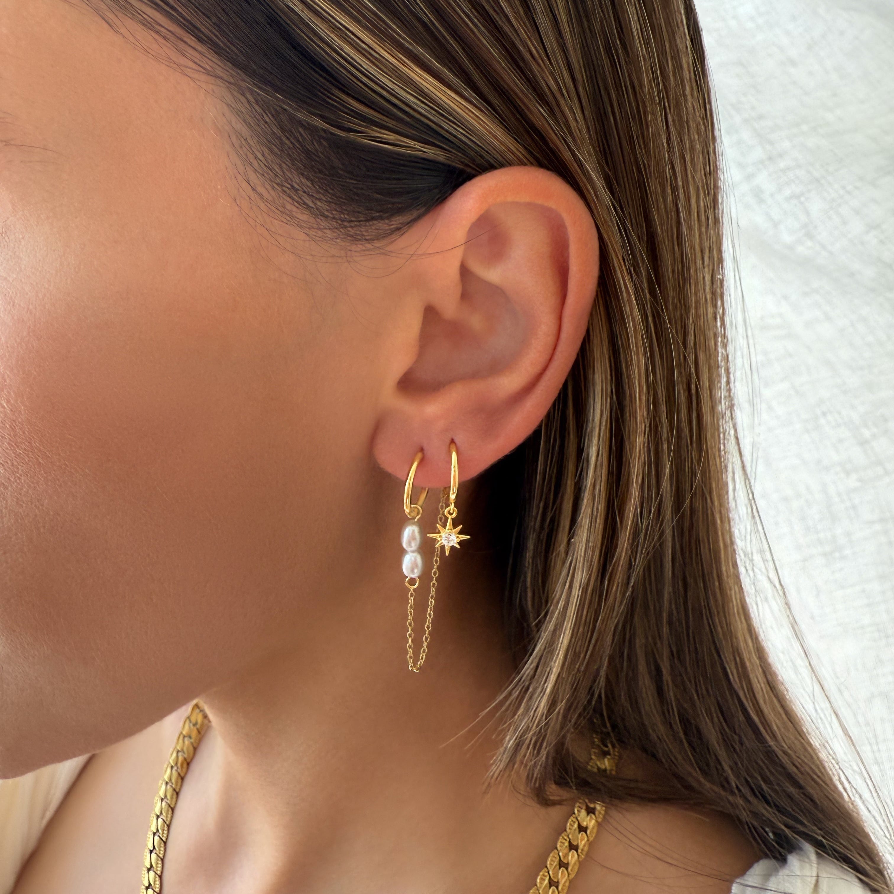 Luna Chain Earrings – By Lucia